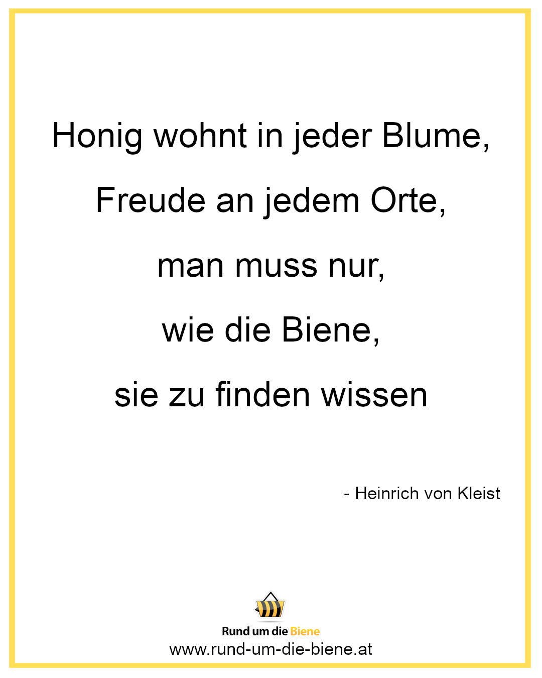 Zitate über Bienen | Rund um die Biene